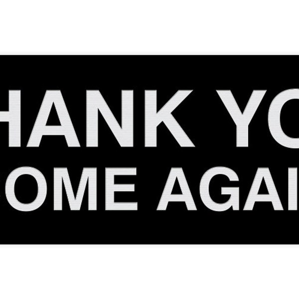 Basic Thank You Sign - Etsy