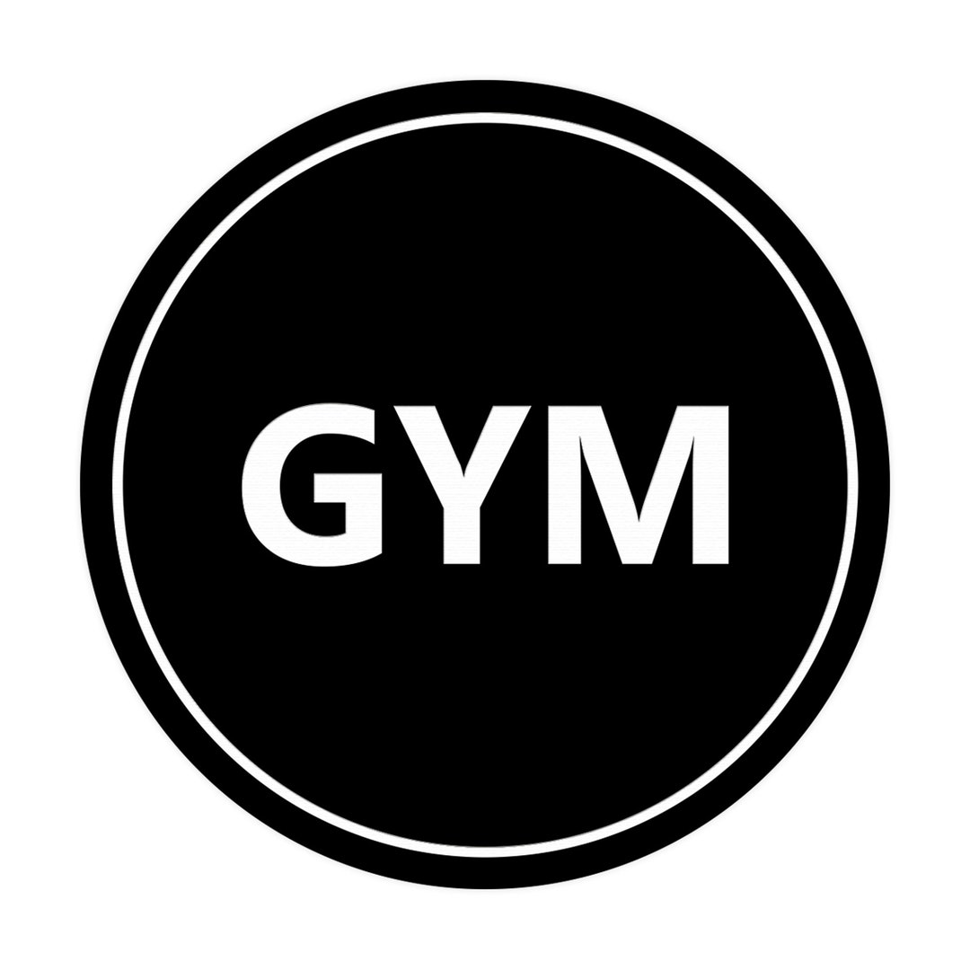 Signs Bylita Circle Gym Sign - Etsy