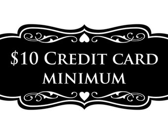 Credit Card Signs - Etsy