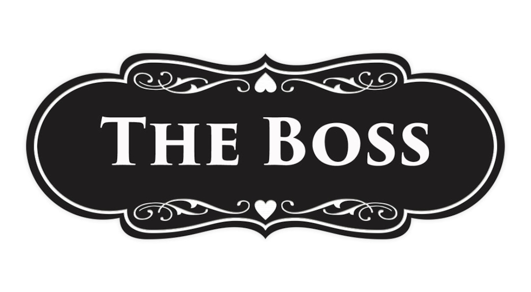 Signs Bylita Designer the Boss Sign - Etsy