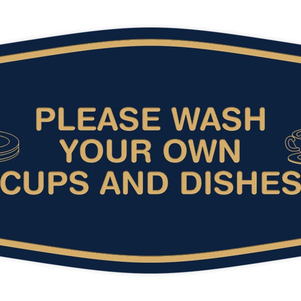 Wash Dishes Sign - Etsy