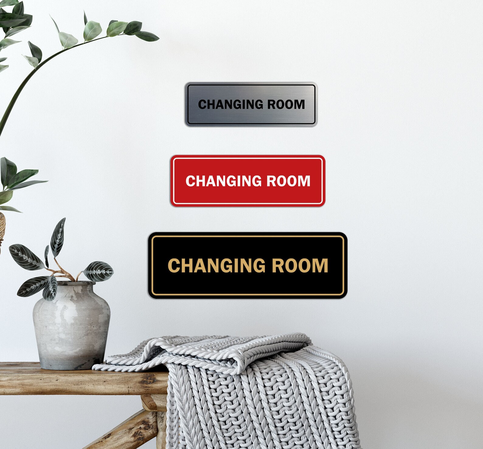 Signs Bylita Standard Changing Room Sign - Etsy