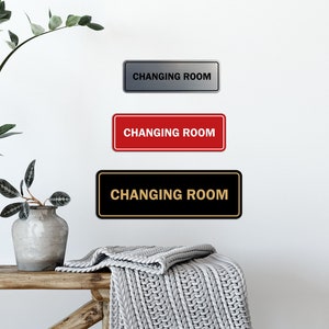 Signs Bylita Standard Changing Room Sign - Etsy