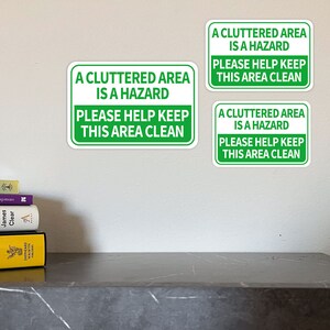 Classic Framed Plus A Cluttered Area is A Hazard Please Help Keep This ...