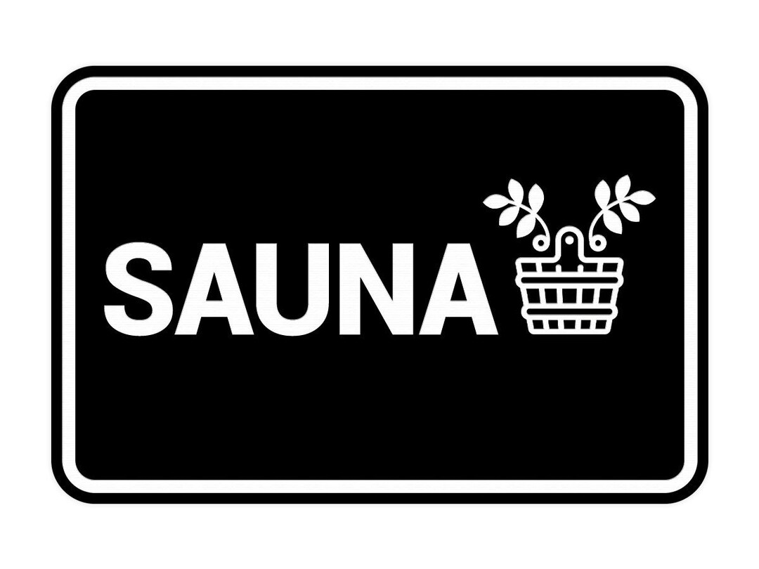 Signs Bylita Classic Framed Sauna Wall or Door Sign - Etsy