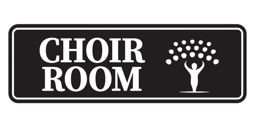 Standard Choir Room Wall or Door Sign - Etsy