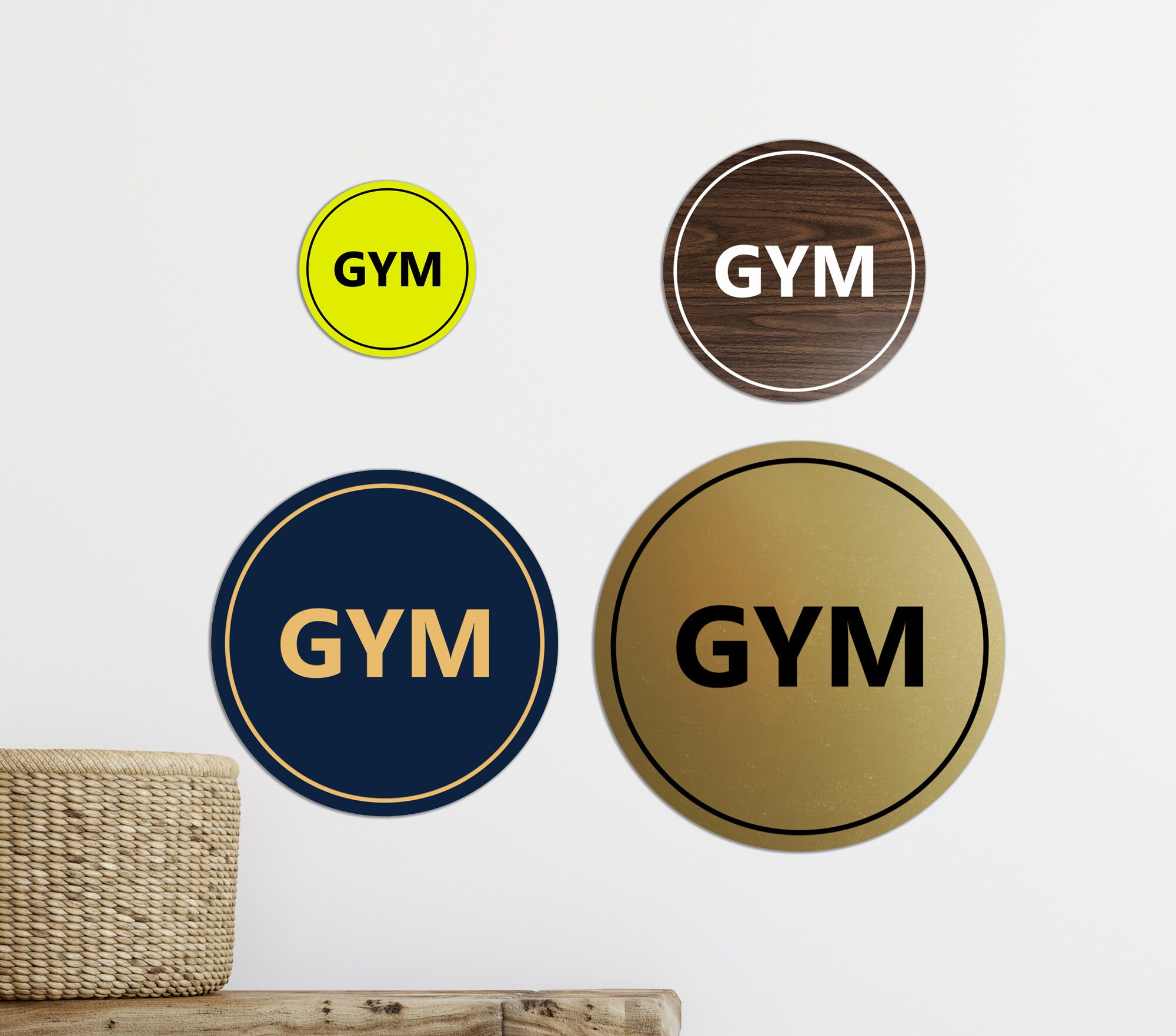 Signs Bylita Circle Gym Sign - Etsy