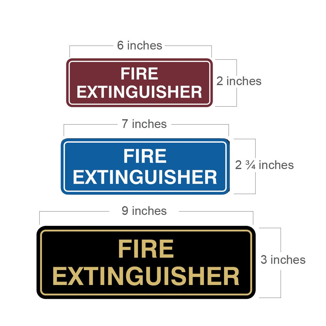 Standard Fire Extinguisher Sign - Etsy
