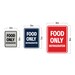 Portrait Round Notice: Food Only Refrigerator Door or Wall - Etsy