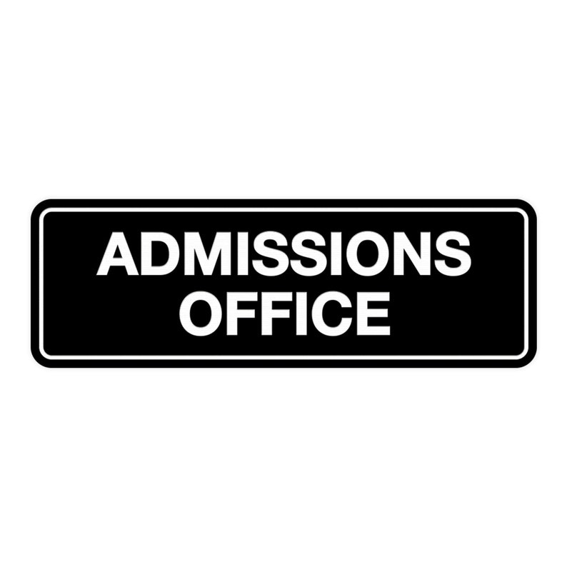 Signs Bylita Standard Admissions Office Sign - Etsy