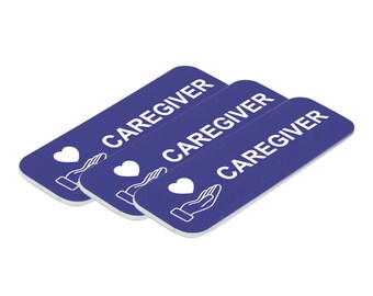 Caregiver Name Badge - Etsy