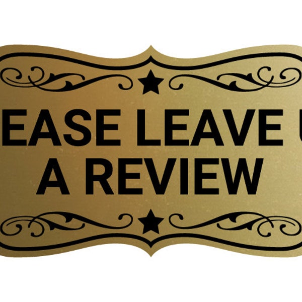 Leave Us a Review Sign - Etsy