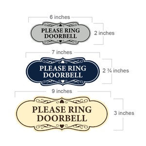 Signs Bylita Designer Please Ring Doorbell Wall or Door Sign - Etsy