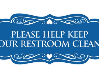 Help Clean Sign - Etsy