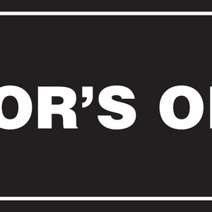 Signs Bylita Standard Pastor's Office Sign - Etsy