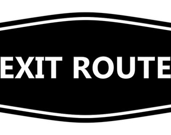Fancy Exit Signs - Etsy
