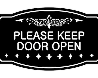 Keep Door Open - Etsy