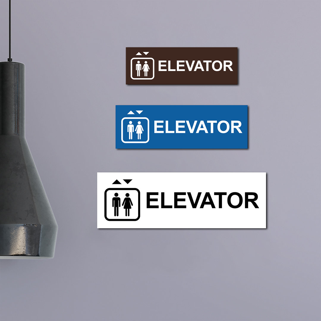 Basic Elevator Wall or Door Sign | Etsy
