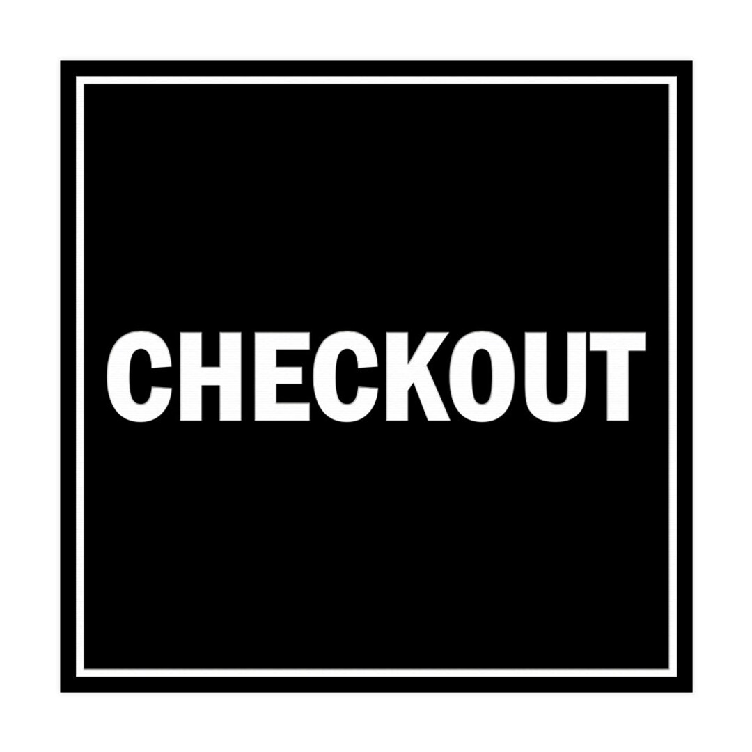Square Checkout Sign - Etsy