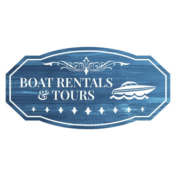 Boat Rental Sign - Etsy