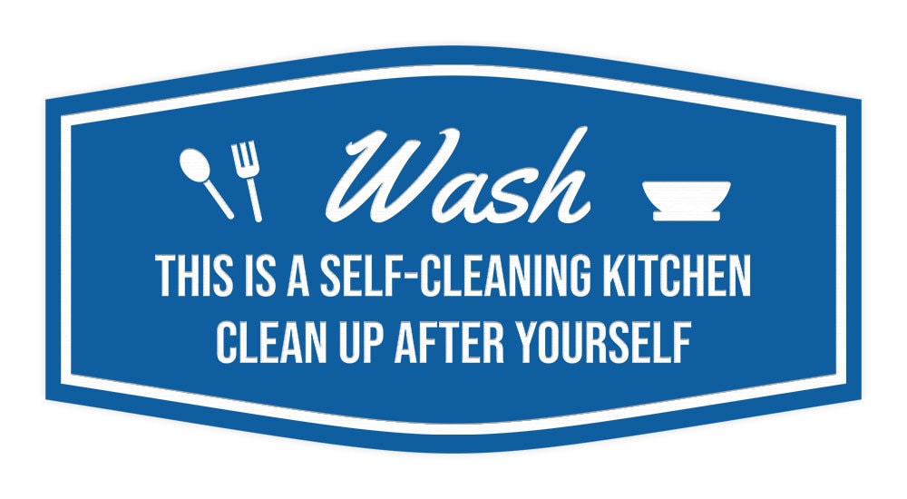 Kitchen Clean Up Signs