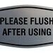 Fancy Please Flush After Using Wall or Door Sign - Etsy