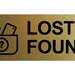 Basic Lost and Found Wall or Door Sign - Etsy