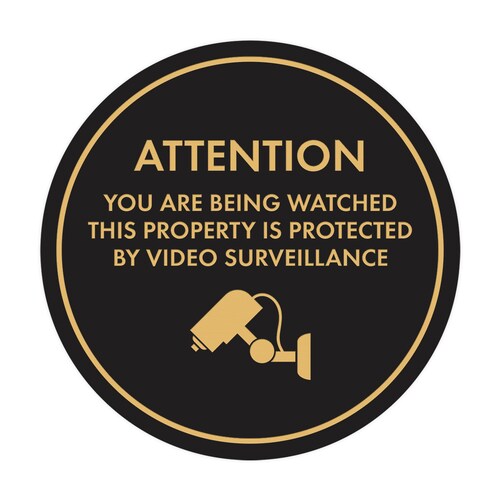 This Property is Protected by Video Surveillance Sign Plaque - Etsy