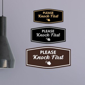 Signs Bylita Fancy Please Knock First Outdoors Decoration Wall - Etsy