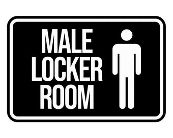 Boys Locker Room Wall Sign - Etsy