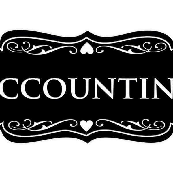 Accounting Signs - Etsy