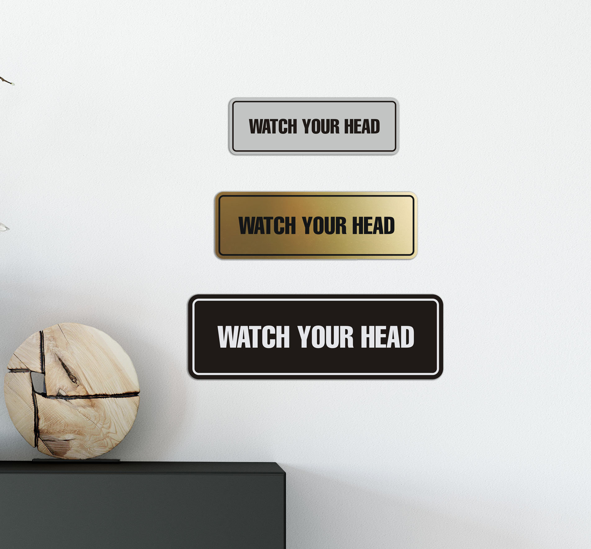 Signs Bylita Standard Watch Your Head Sign | Etsy