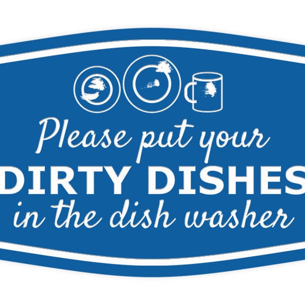Dishes Sign - Etsy
