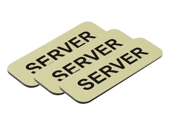 Server Name Tag - Etsy
