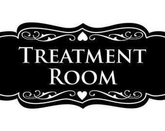 Treatment Room Sign - Etsy