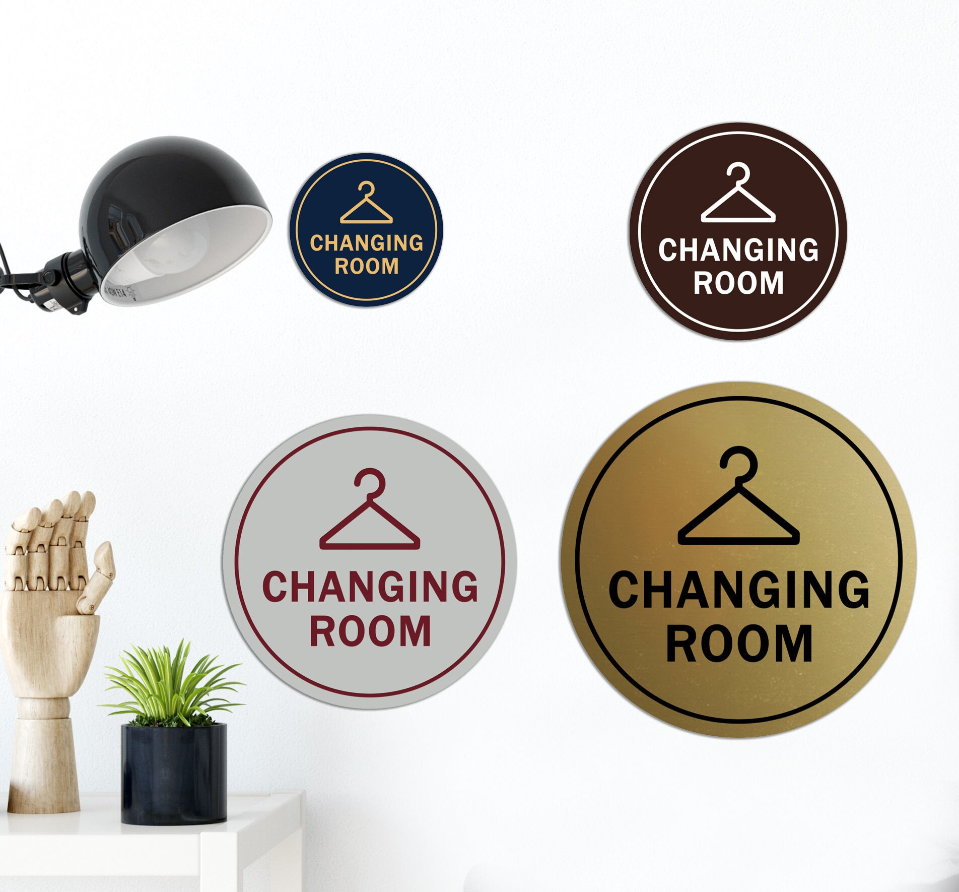 Signs Bylita Circle Changing Room Sign - Etsy