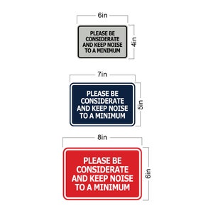 Signs Bylita Classic Framed, Please Be Considerate and Keep Noise to a ...