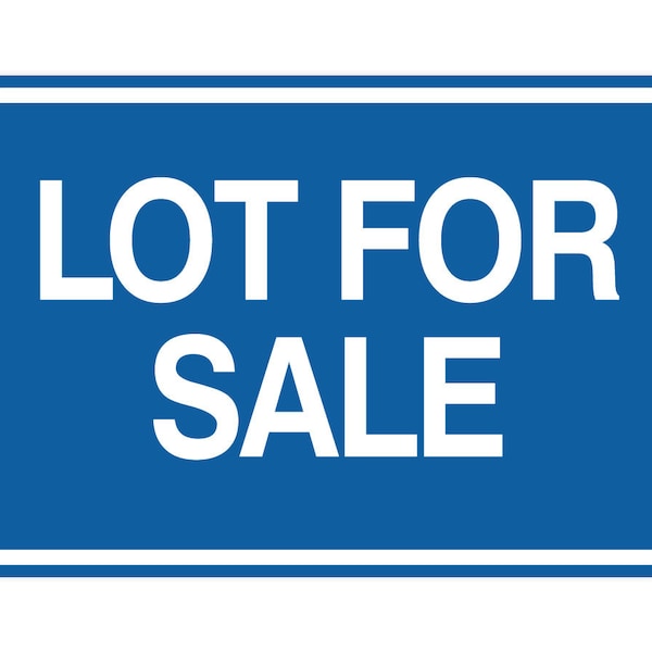 Lot for Sale Sign - Etsy