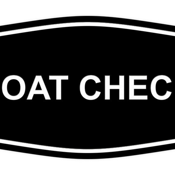 Coat Check Sign - Etsy