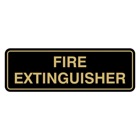 Standard Fire Extinguisher Sign | Etsy