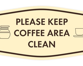 Please Keep Clean Sign - Etsy