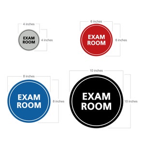 Signs Bylita Circle Exam Room Sign - Etsy