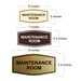 Fancy Maintenance Room Wall or Door Sign - Etsy