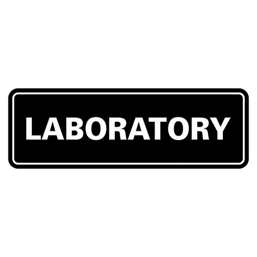 Standard Laboratory Sign - Etsy