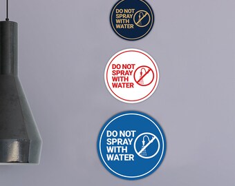 Do Not Spray Sign - Etsy