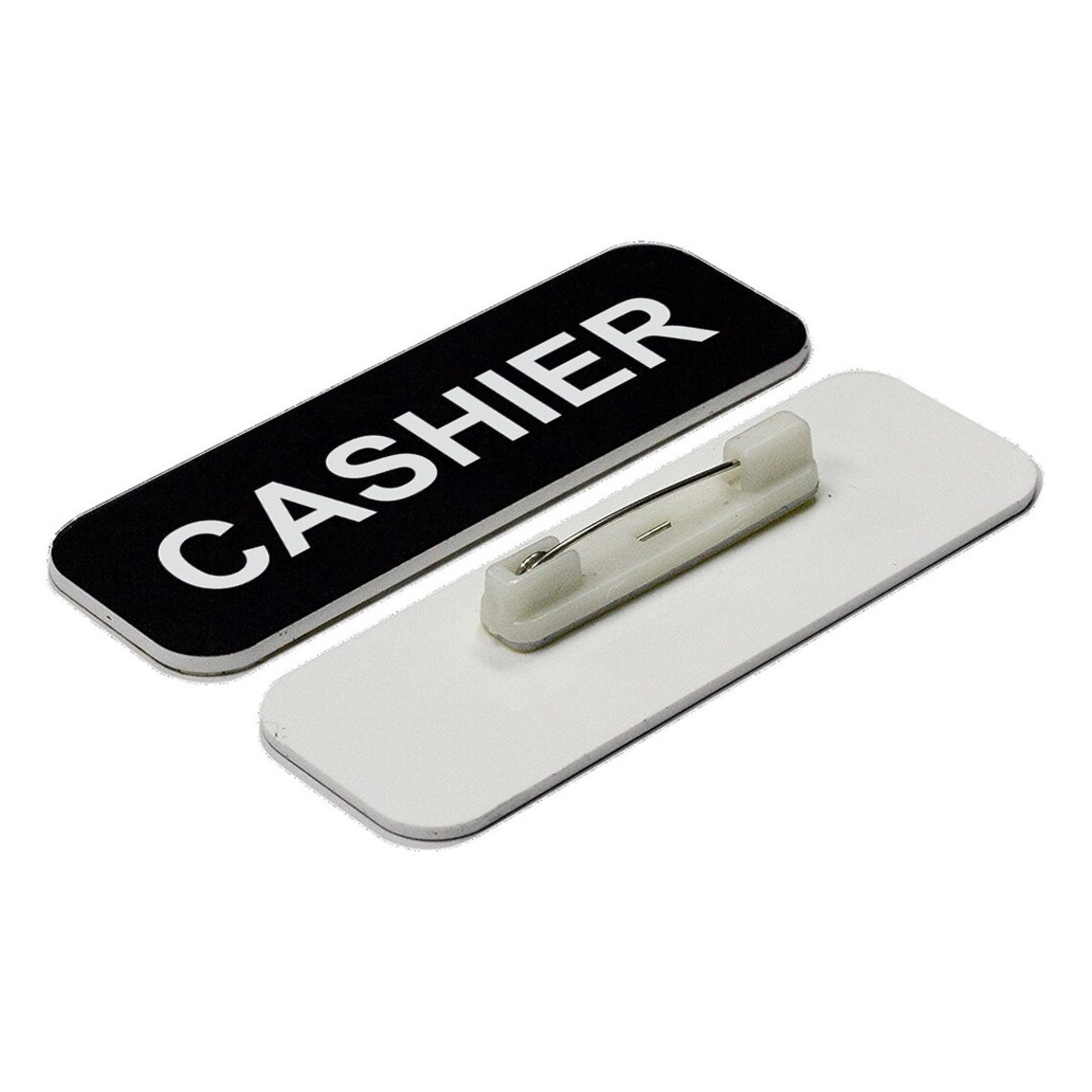 Cashier 1 X 3 Name Tag/badge 3 Pack - Etsy