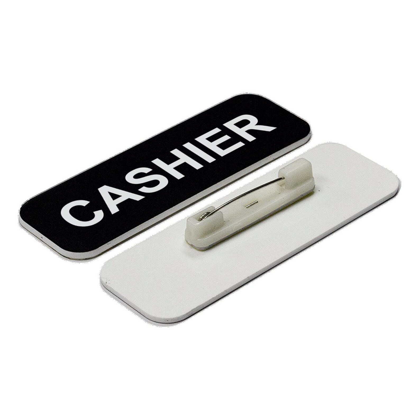 Cashier 1 X 3 Name Tag/badge 3 Pack - Etsy
