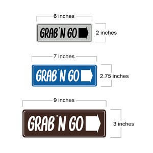 Signs Bylita Standard Grab'n Go Wall or Door Sign - Etsy