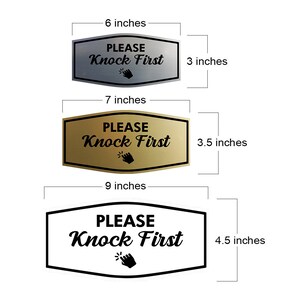 Signs Bylita Fancy Please Knock First Outdoors Decoration Wall - Etsy