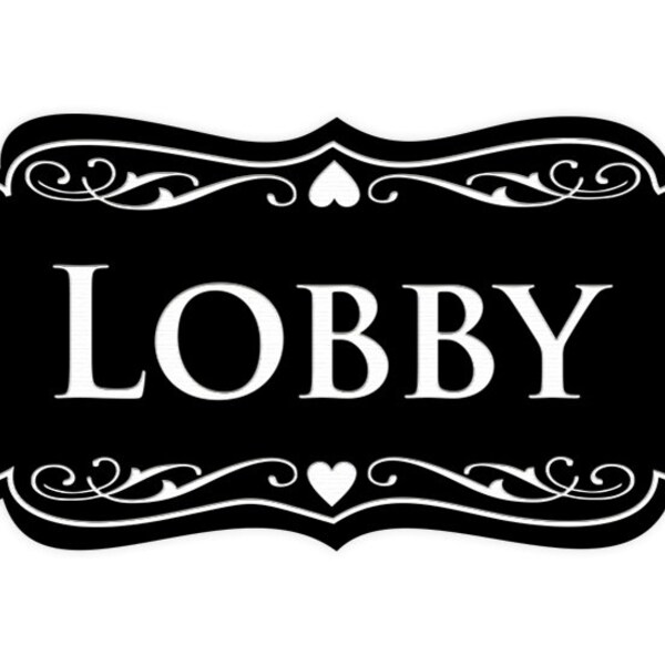 Lobby Wall Sign - Etsy